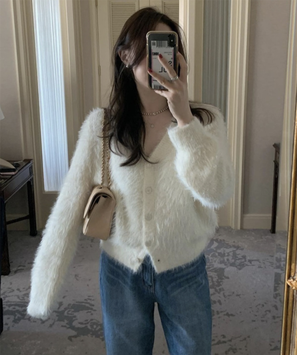 Pyt 구름 퍼 가디건 (3col) 프영띵 프리티영띵