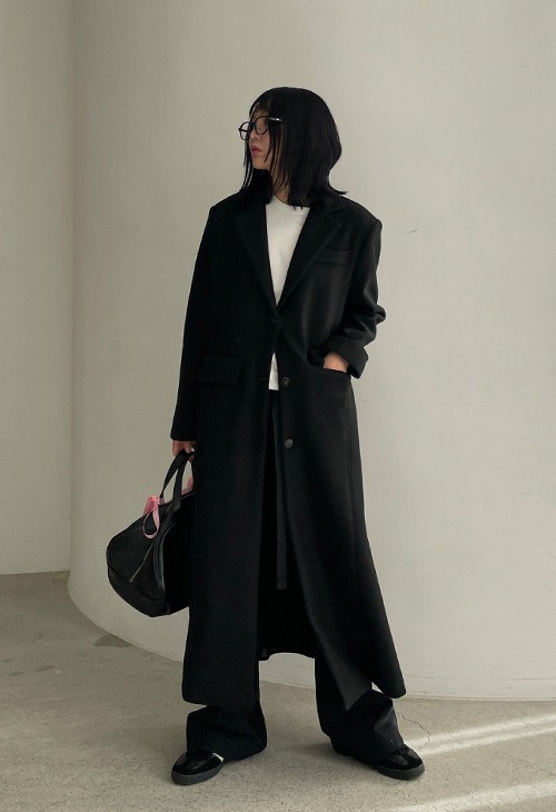 어나더랭귀지 simple long coat