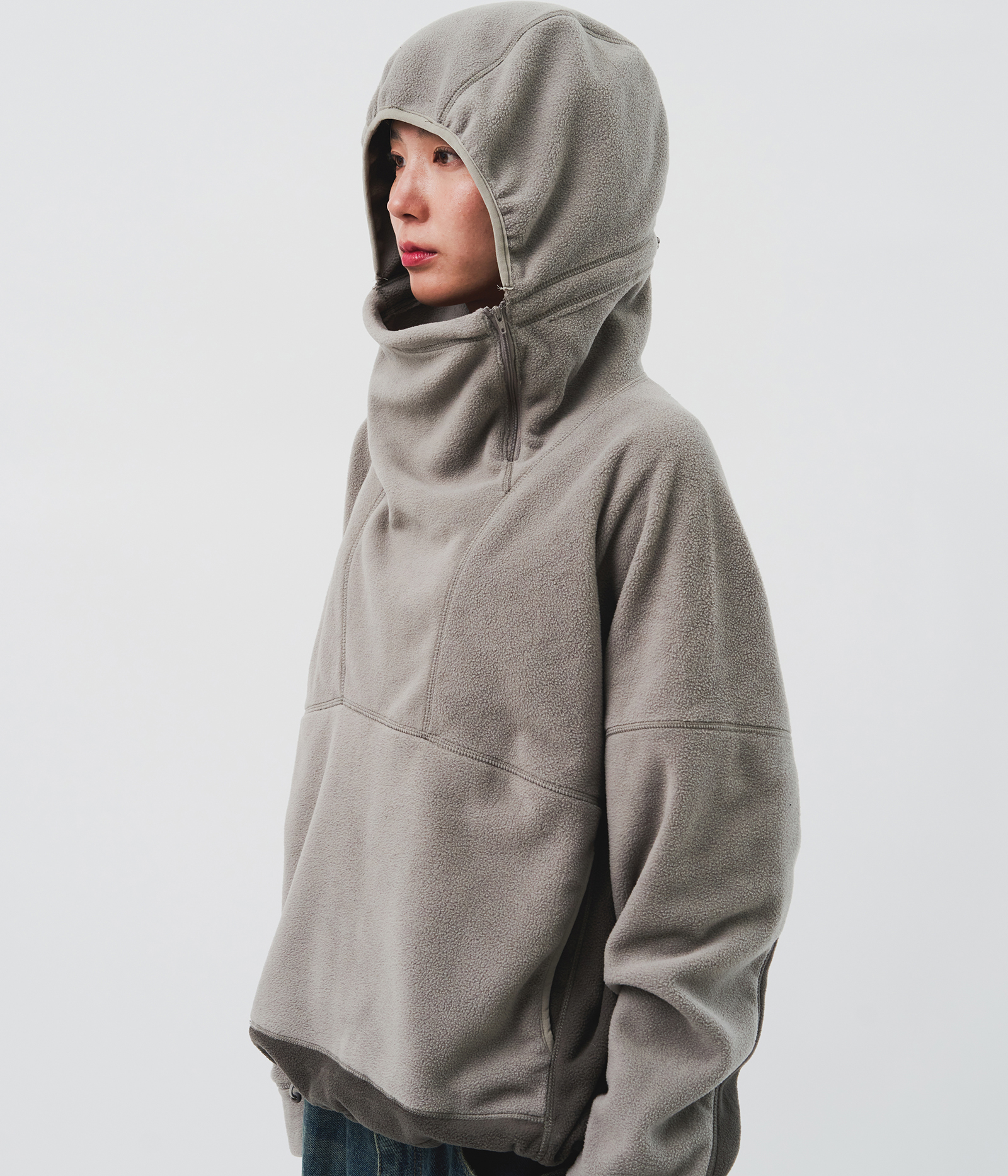 Balaclava Fleece Jacket (2color)
