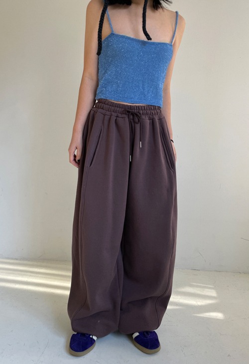 어나더랭귀지 subway sweat pants / (string type)