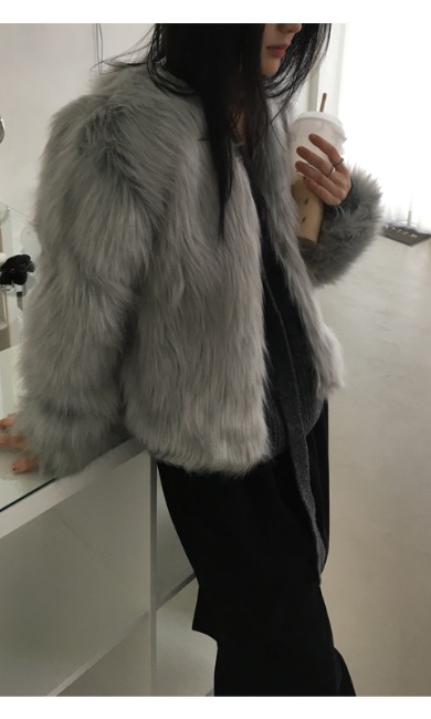 이즈이즈 fog fur jk [3c]