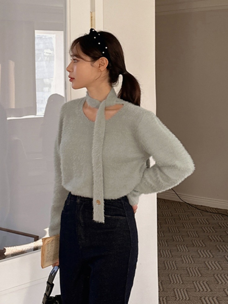 리리앤코 3천장 돌파 유니베디 앙고라 퍼 타이 세트 니트 겨울신상 겨울 데일리룩 데이트룩 러블리룩 트렌디룩 빅사이즈 120사이즈 자체제작 유니크 퍼 머플러 부드러운