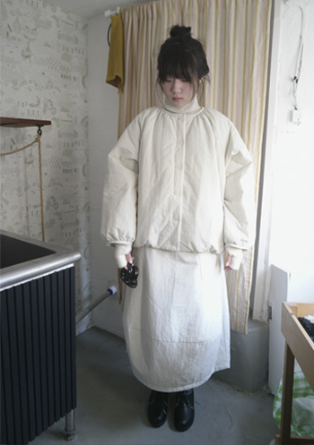 에프터먼데이 puff raglan padding jacket (2c)