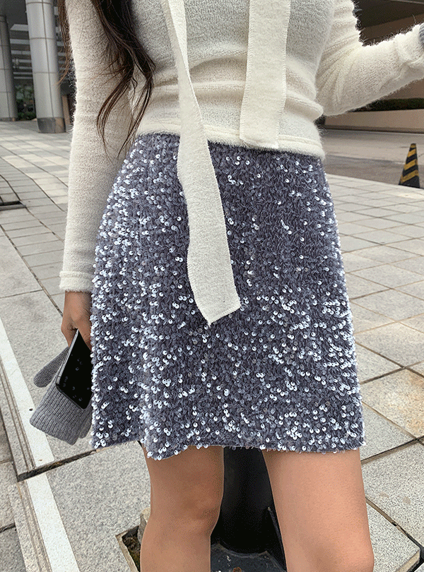 재즈디오더 Sequin Spangle Mini Skirts 2color