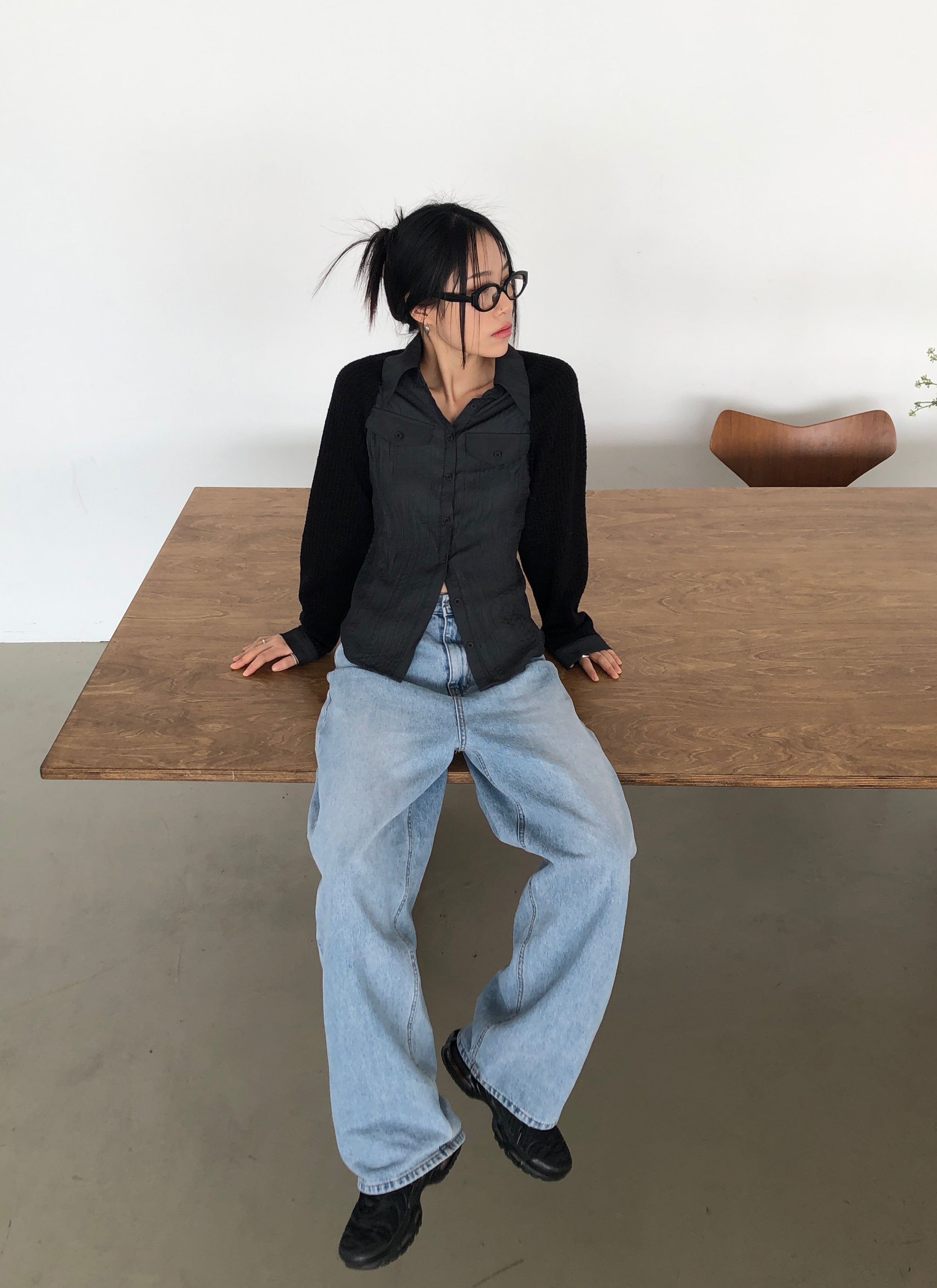 이이알하우스 Dart knit shirt (2C)