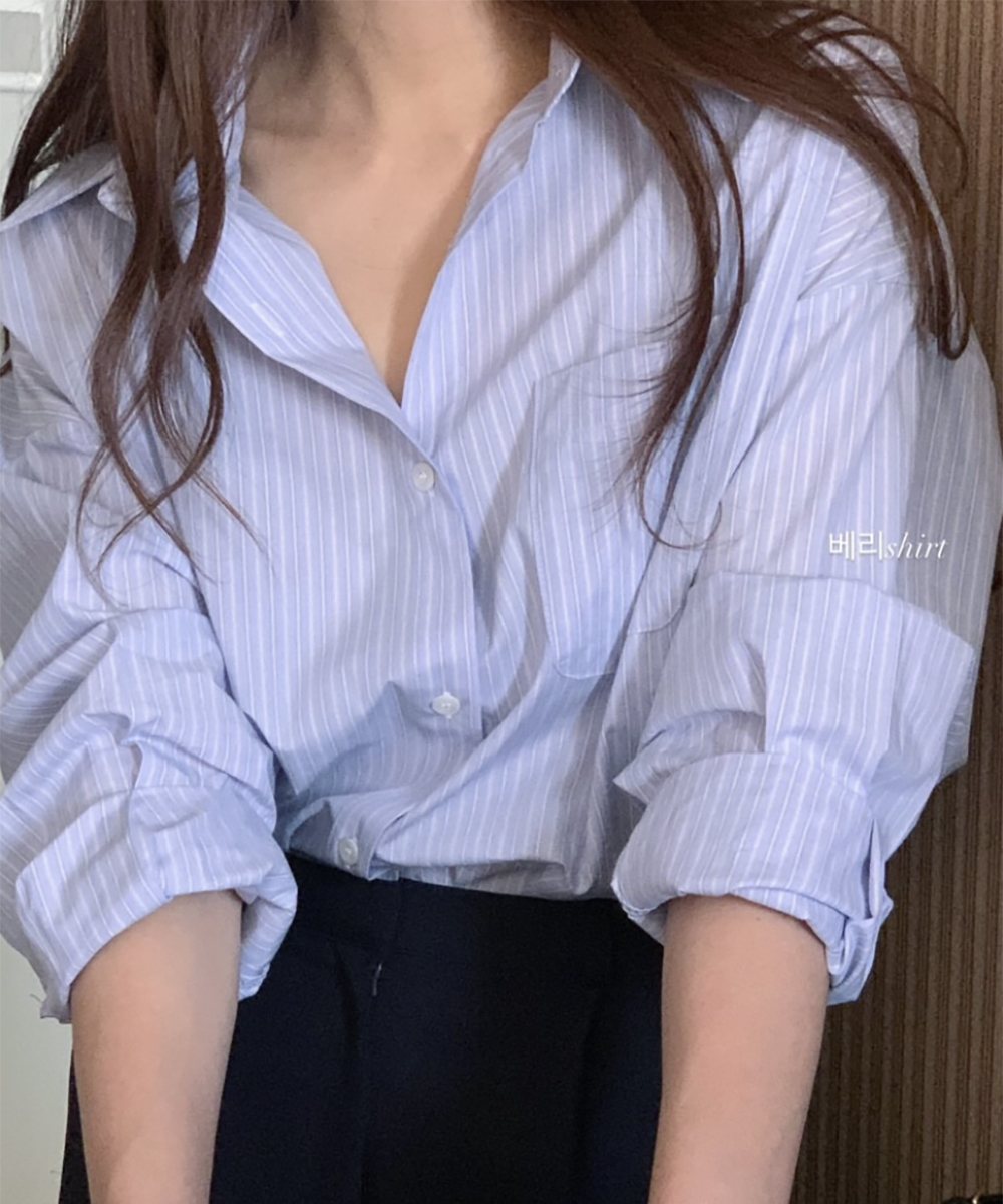 버나뎃 이너프 베리 셔츠 (2col) inouf