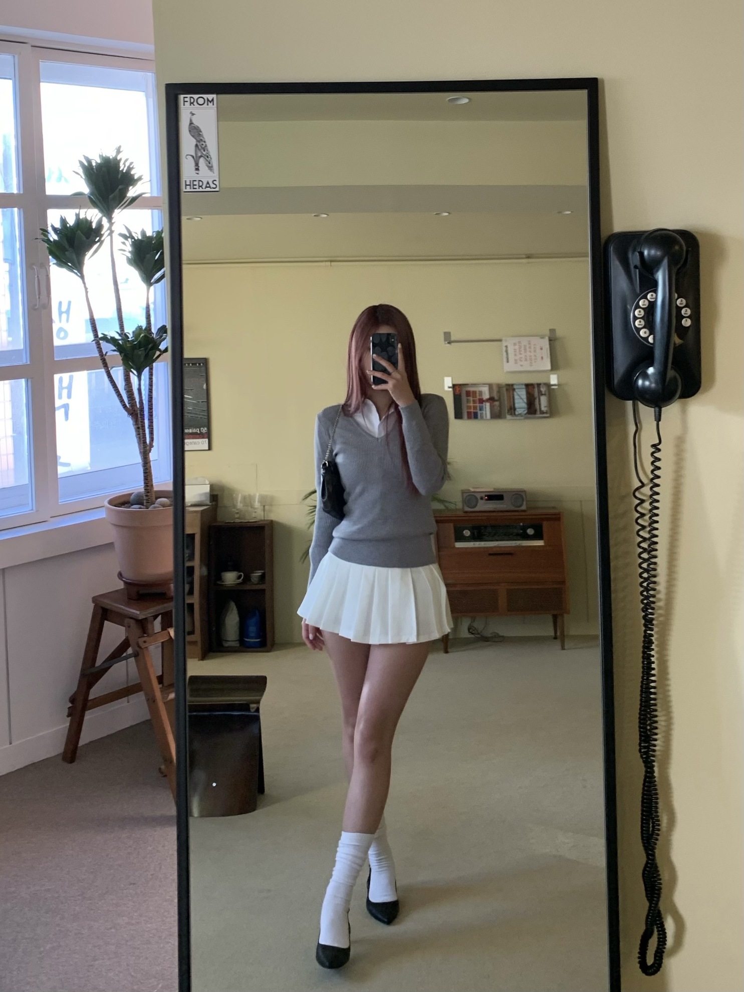 오브더로지 [핏존예/속바지내장] 슬랫 플리츠 스커트 로우라이즈 트임 테니스 스커트 (3col)