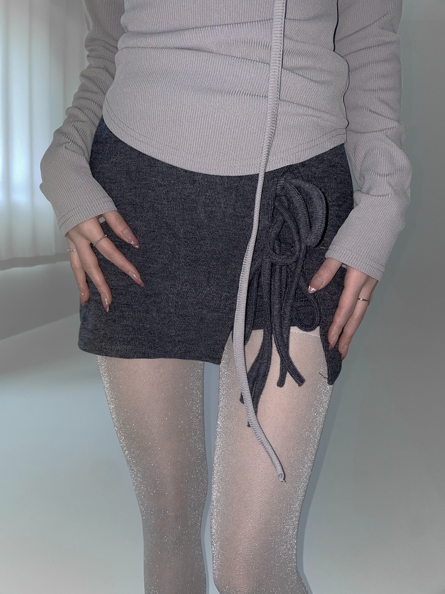 디에어타운 soft string skirt pt(2 color)