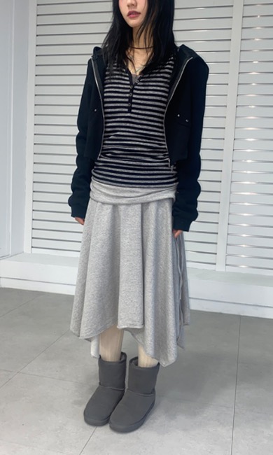 이즈이즈 floor skirt [2c]