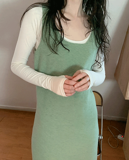 데일리마켓 vins knit ops / 3color