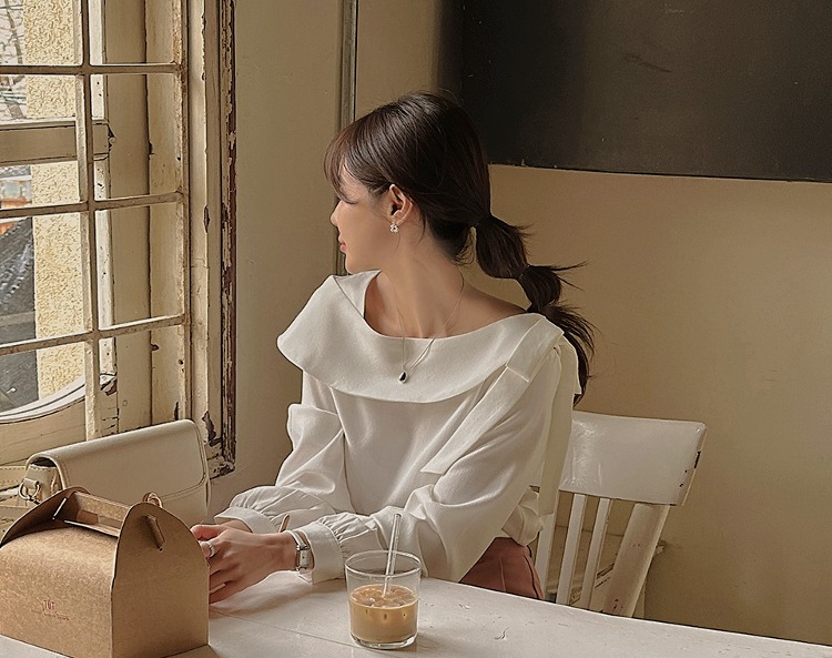 리리앤코 2천5백장 돌파 레나빈 스판 프릴넥 리본 블라우스 봄룩 봄신상 하객룩 데이트룩 데일리룩 블라우스룩 프릴블라우스 긴팔블라우스 여성블라우스 리본블라우스 하객룩