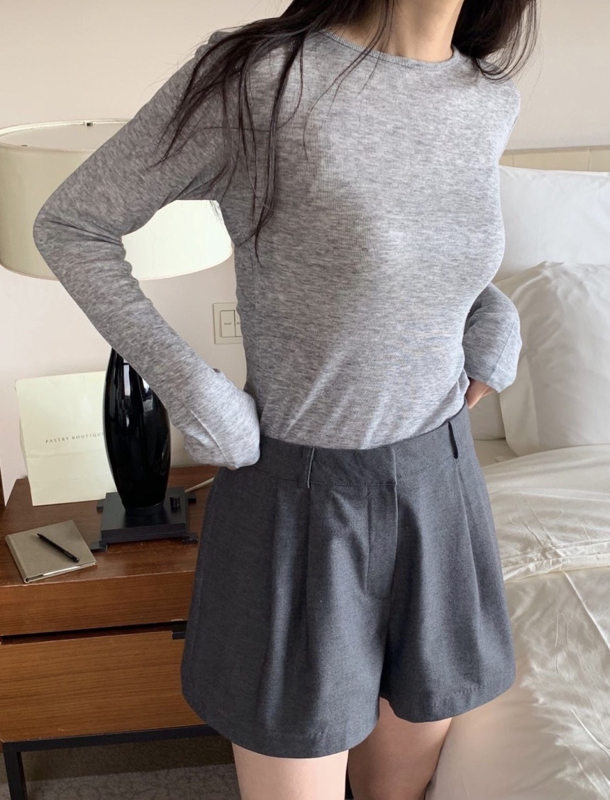 샵보애 founders 파운더스 울 시어 티셔츠 텐셀 긴팔티 tee (3col)