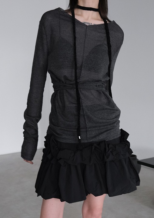 어니앤즈 my string tee (3color)