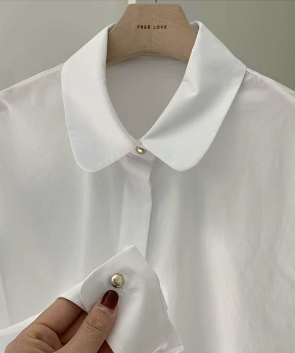 프리러브 벨 코튼 셔츠 (2col) freelove
