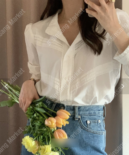 버나뎃 컴히얼 가든 블라우스 (2col) comehere