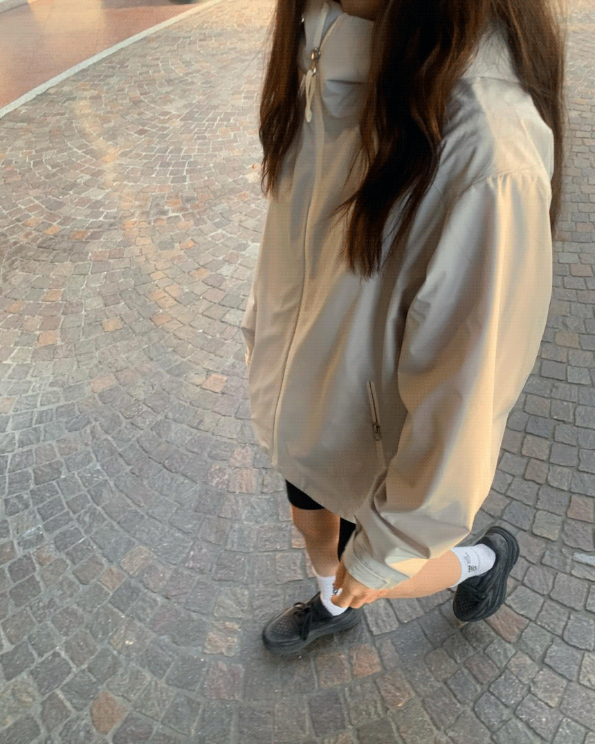 샵보애 BR 스캇 점퍼 긴팔 후드 방수 집업 jp (2col)