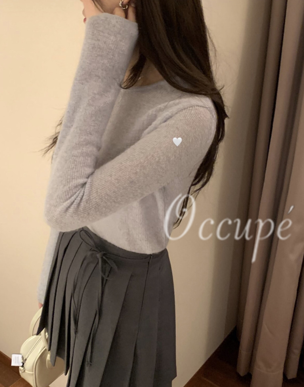 [당일발송]미엘 베이비 니트 (4col) miel 시스루