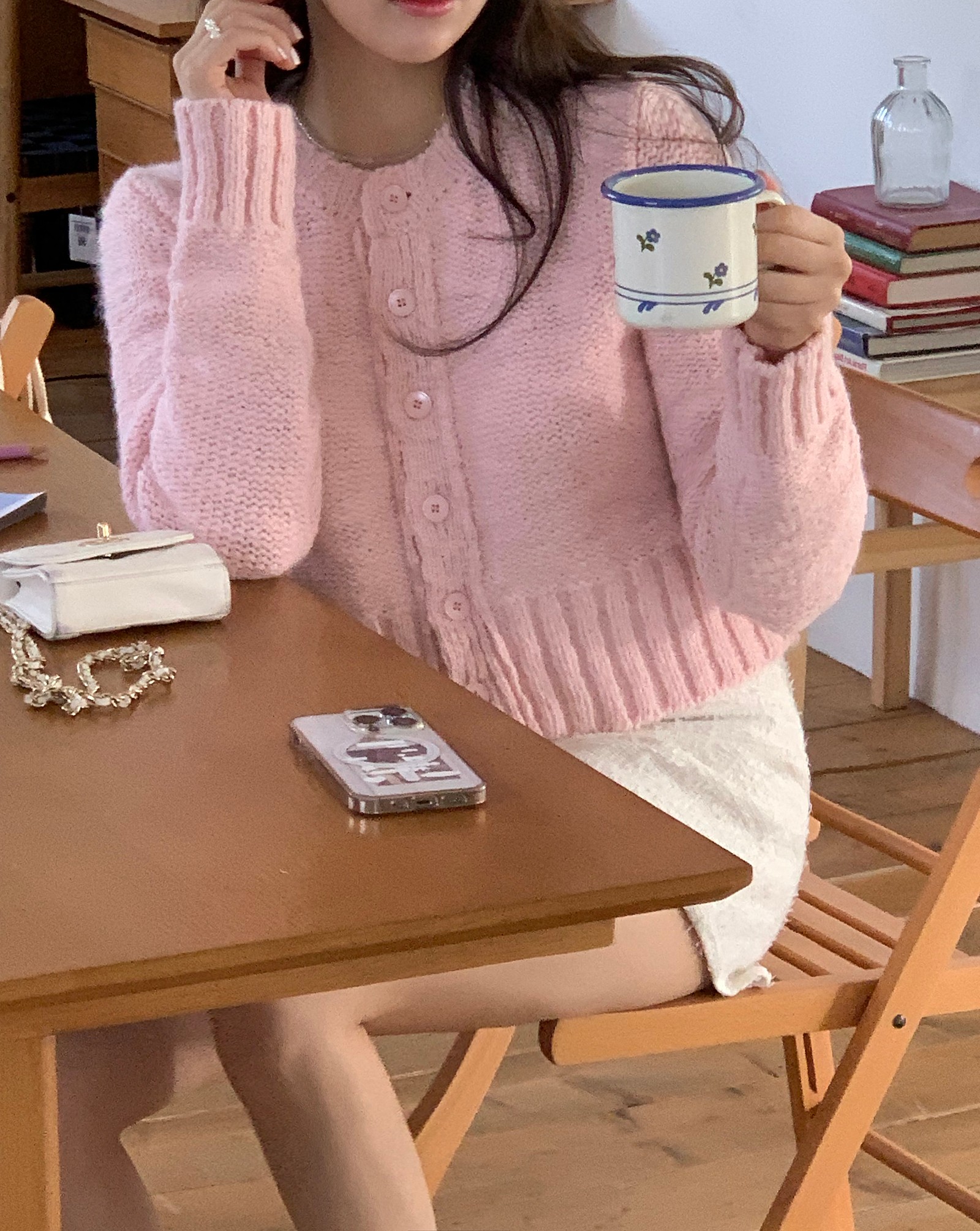 유어리스트 미엘 슬랍 가디건 miel (3col) 봄신상 크롭가디건