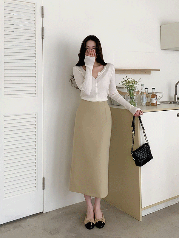 에르 H라인 롱 스커트 - 4color / S,M