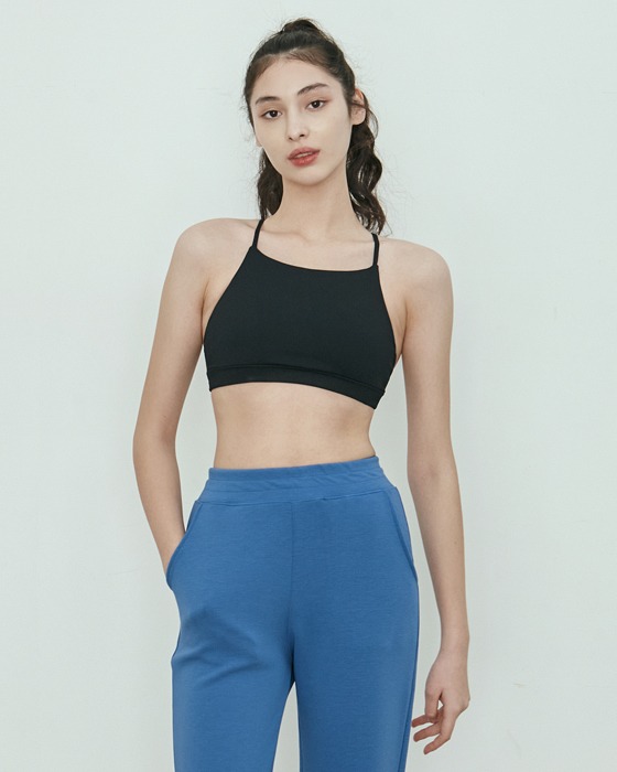 데비웨어 글램 홀터넥 브라탑DEVI-TS0045-블랙