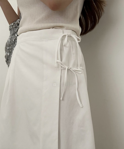 버나뎃 드온도 샬롯 리본 스커트 (2col) deondo