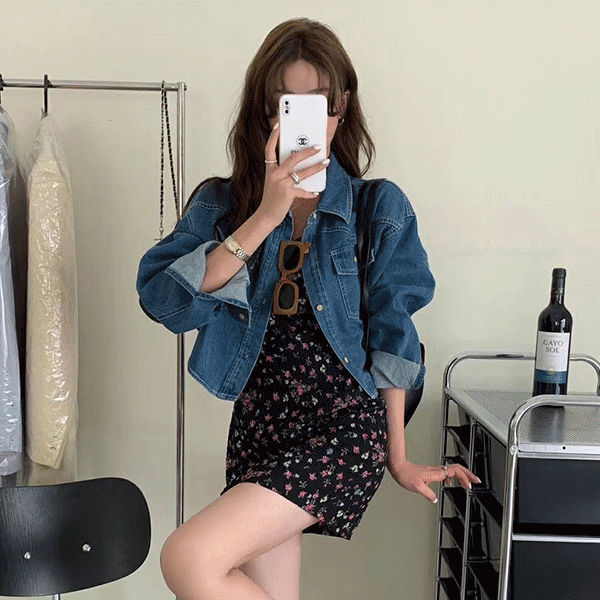 완스몰 [여름신상 피크닉룩] 에니 플라워 잔꽃 미니 나시 원피스