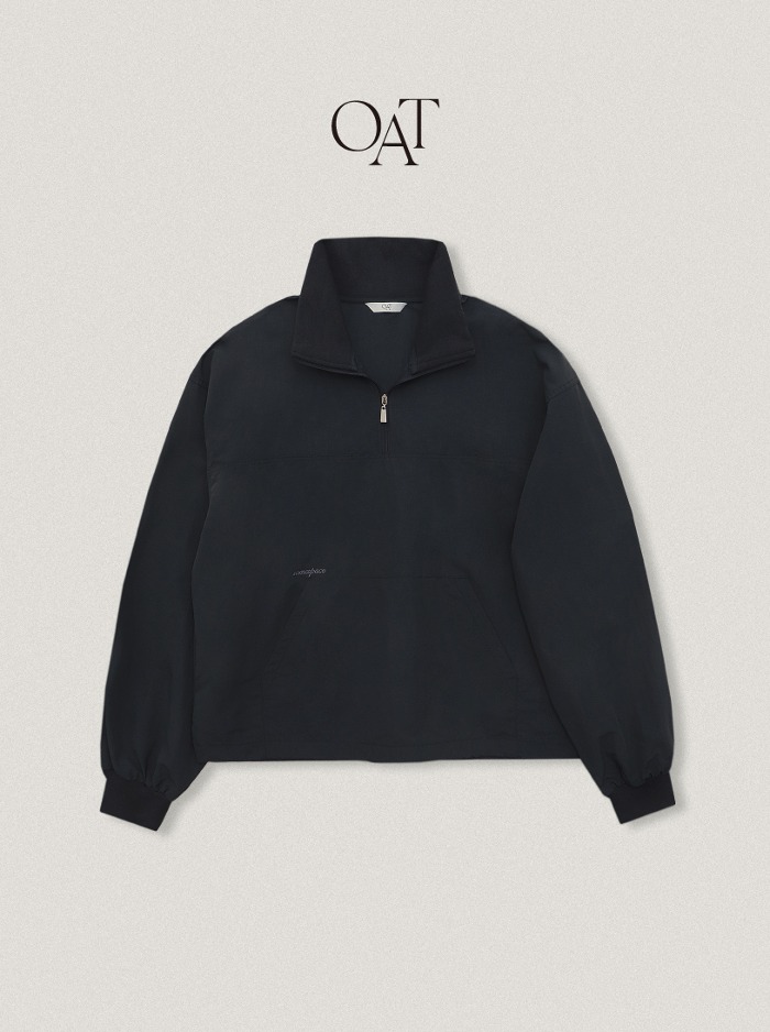 98도씨 *미진행*[OAT] Space Nylon Half zip-up - Dark Navy