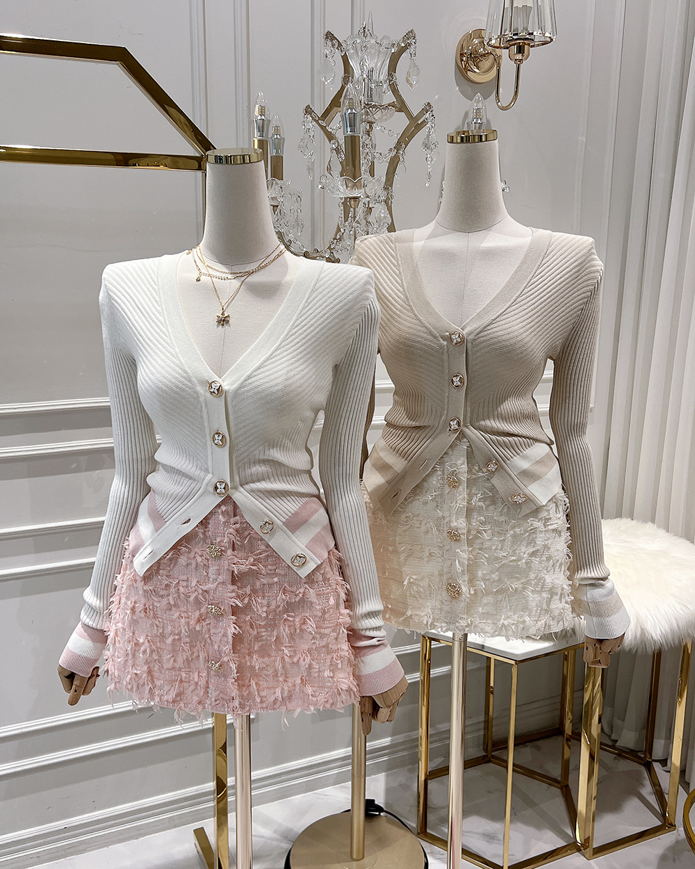 유인미 벨르 페미닌 투피스 SET - [ 3color ]