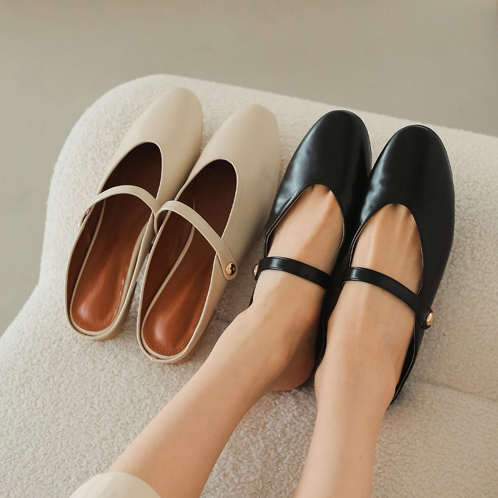 프리플라 ctm3032 Basic maryjane mule _ 2colors