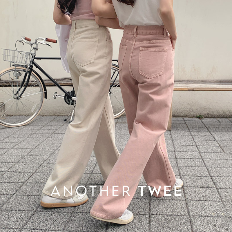 어나더트위 후기인증💚 와이드핏 오늘출발🚀제작 Tps0479 뮤지엄 세미 와이드 코튼 팬츠면팬츠코튼바지세미와이드와이드핏와이드팬츠와이드면바지캐주얼팬츠