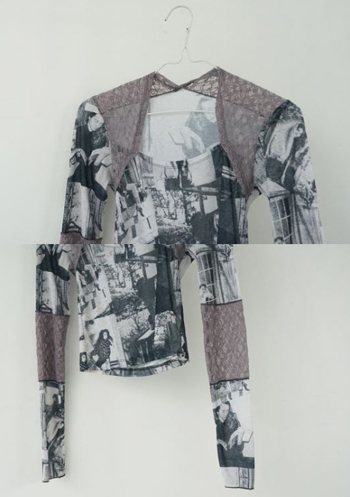 에프터먼데이 lace paneled top (2c)
