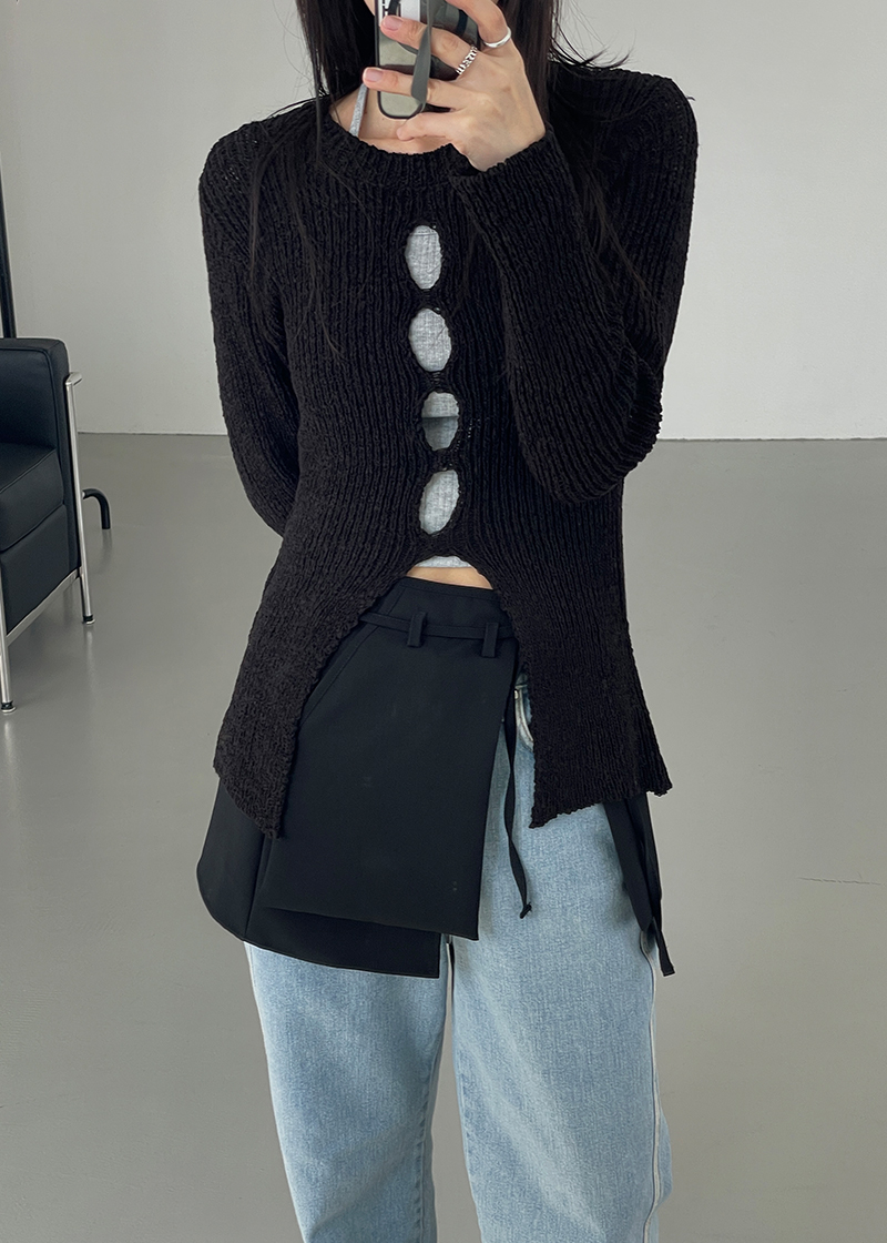 89헤르쯔 layered pleats mini SK (3c)