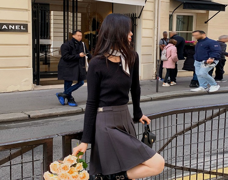 리리앤코 리빙포 스판 골지 나팔소매 티셔츠 봄 신상 벚꽃룩 데일리룩 데이트룩 여행룩 빅사이즈 하객룩 출근룩 자체제작 라운드넥 골지 레이어드티셔츠 골지니트 골지티셔츠