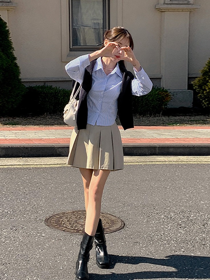 리리앤코 포디블 플리츠 뒷밴딩 미니 스커트 봄 봄신상 신상 데일리 데이트 빅사이즈 미니스커트 플리츠스커트 뒷밴딩 플리츠치마 맞주름 밴딩스커트 밴딩치마 롱치마 빅사이즈스커트