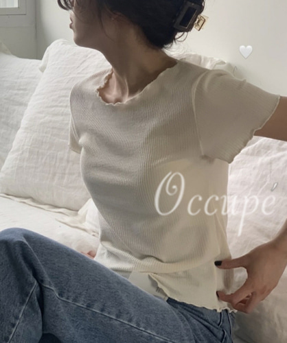 오큐페 [당일발송]드온도 솝 골지티 (4col) deondo 물결티