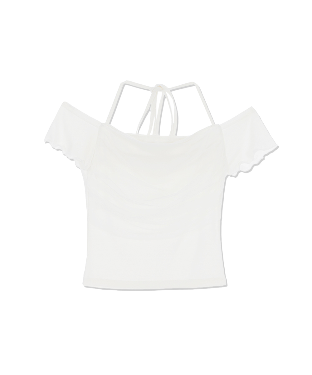 로제프란츠 Sha Layerd Holter T-shirt [White]