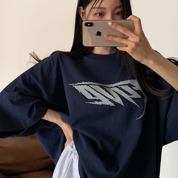 본지샵 [4XL,빅사이즈,남녀공용,오버핏,고퀄리티,통통,77-88,오버핏] 파이브 워싱 박시핏 반팔 티셔츠 - t [무료배송]