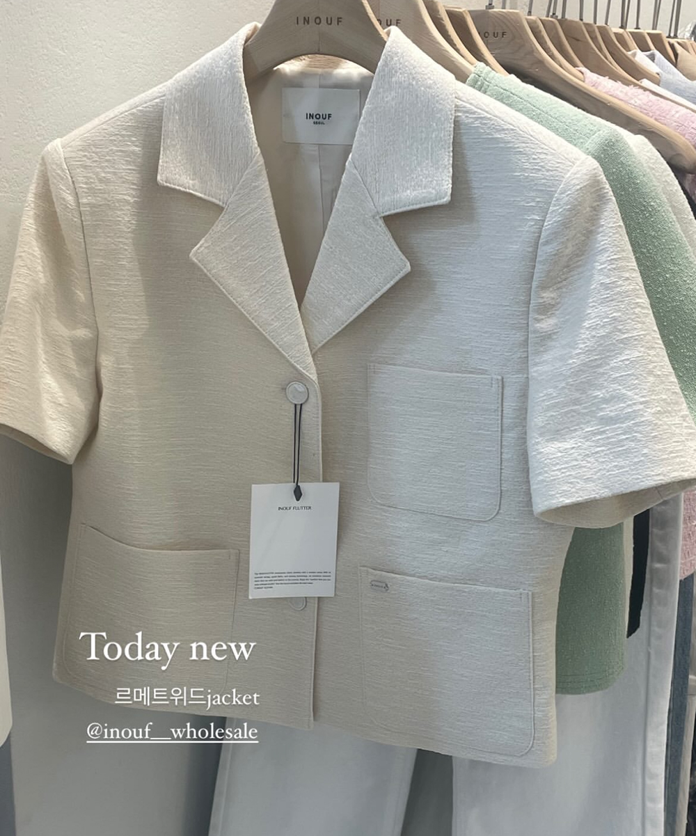 버나뎃 [딩일 아이]이너프 르메 트위드 자켓 (2col) inouf