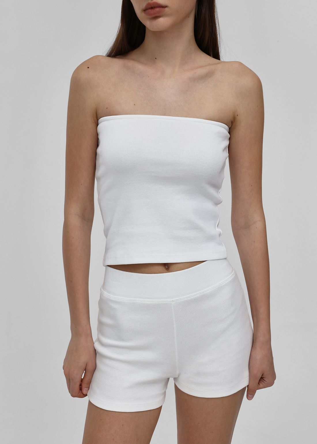 블랙업 [1천장판매] [B-BASIC] 스탠다드 튜브탑 (2SIZE)