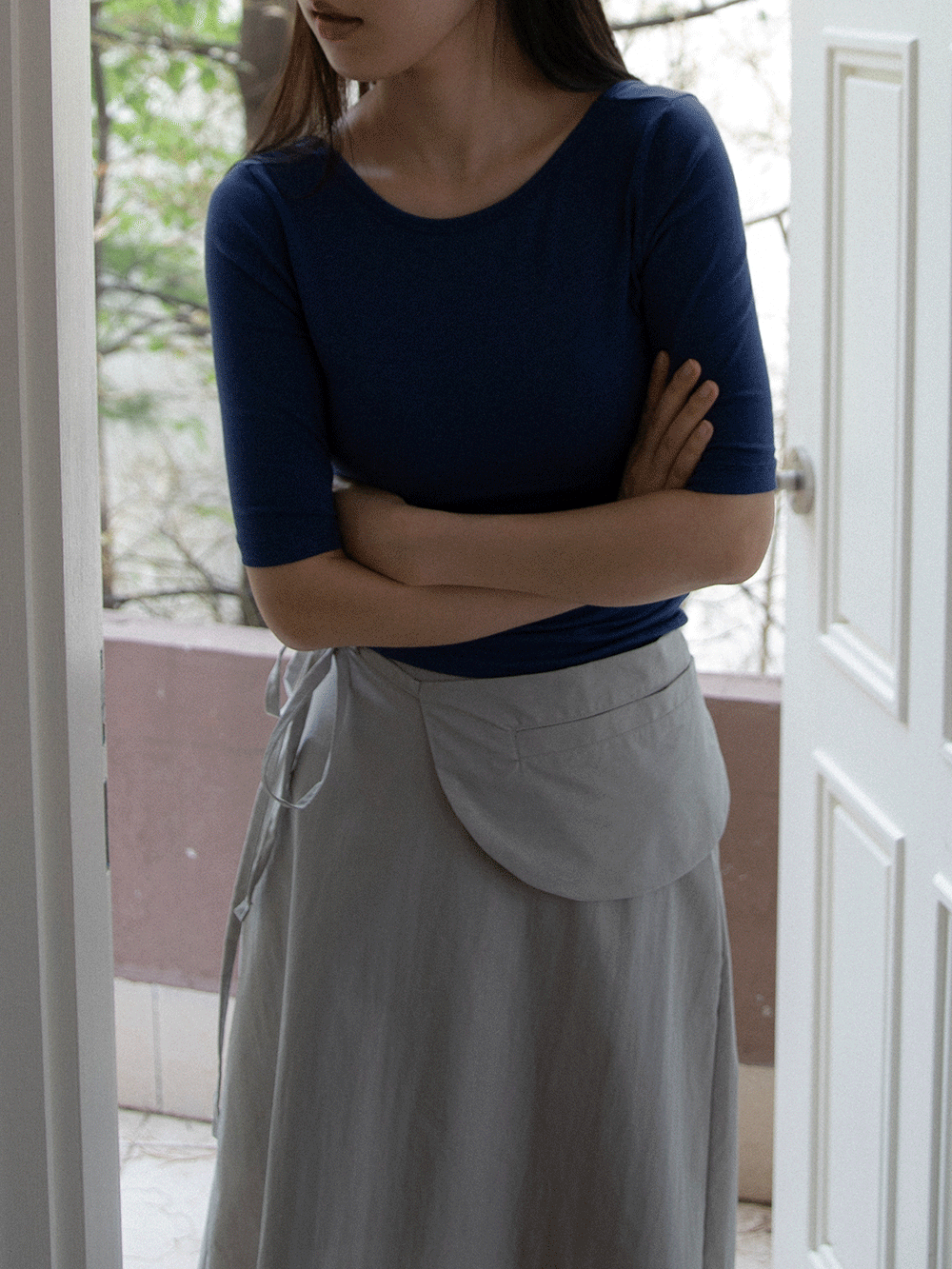 에이티즈서울 HUG TWO WAY SLIM T (5COLORS)(SOLD OUT)