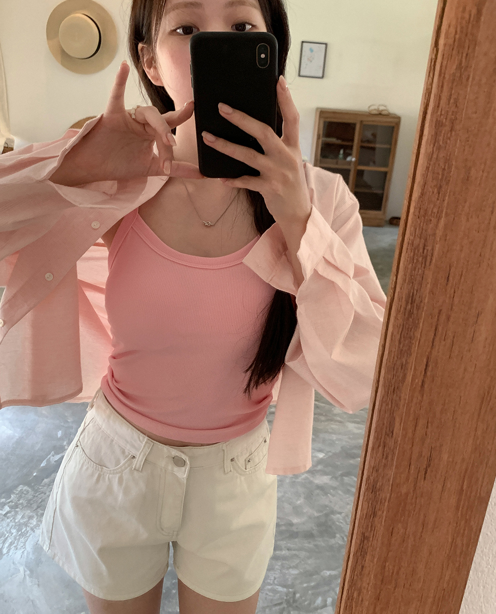 체리코코 밀크 프리미엄 데님 쇼츠