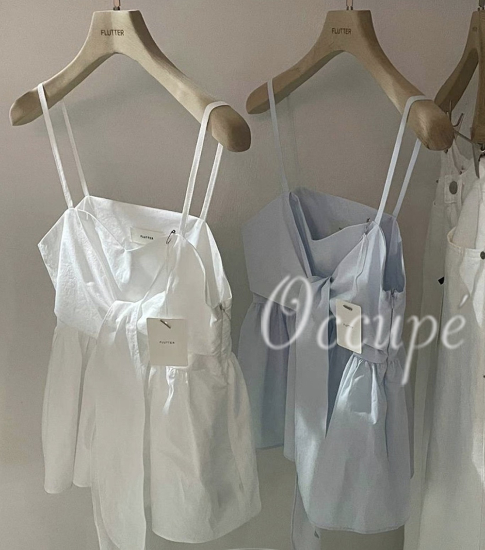 오큐페 [당일발송]플러터 봉봉 나시 뷔스티에 (2col) flutter