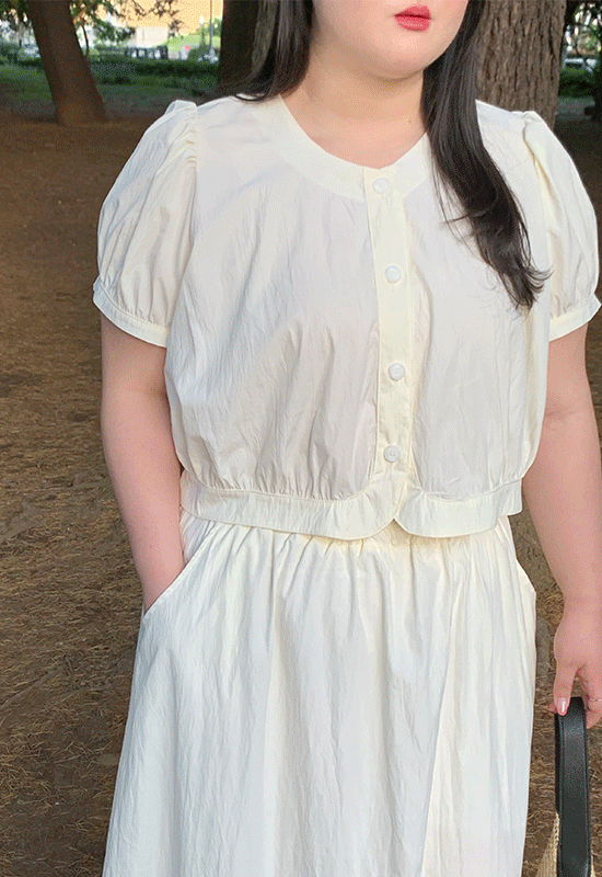 리치무드 올리비 반팔 bl (2color)