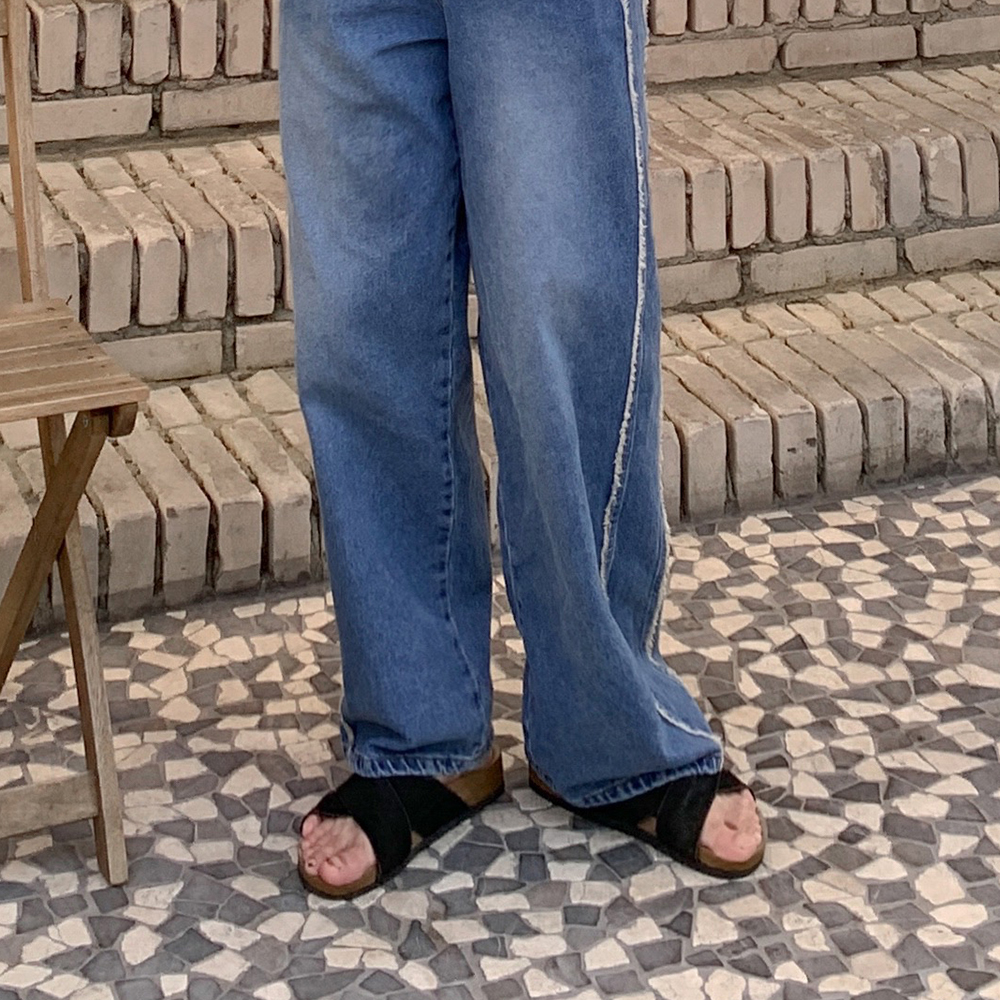 워너비뮤즈 주문폭주 보스턴 스웨이드 슬리퍼 샌들 가죽 키높이 뮬 클로그 쪼리 엑스 꼬임 스트랩 쿠션 남자 여름 신발 남녀공용