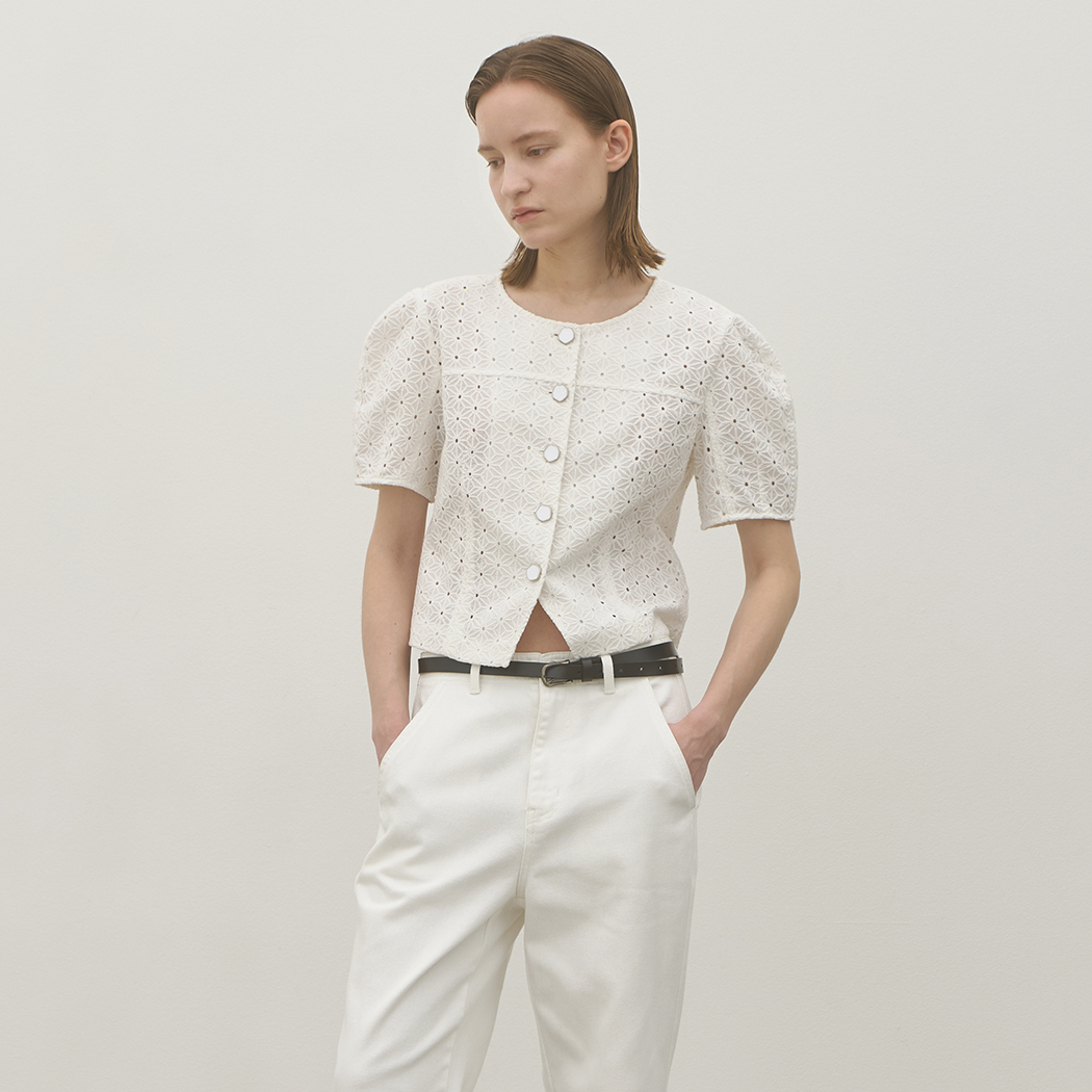 아틀리에나인 (BL-4228)ISLET FEMININE BLOUSE