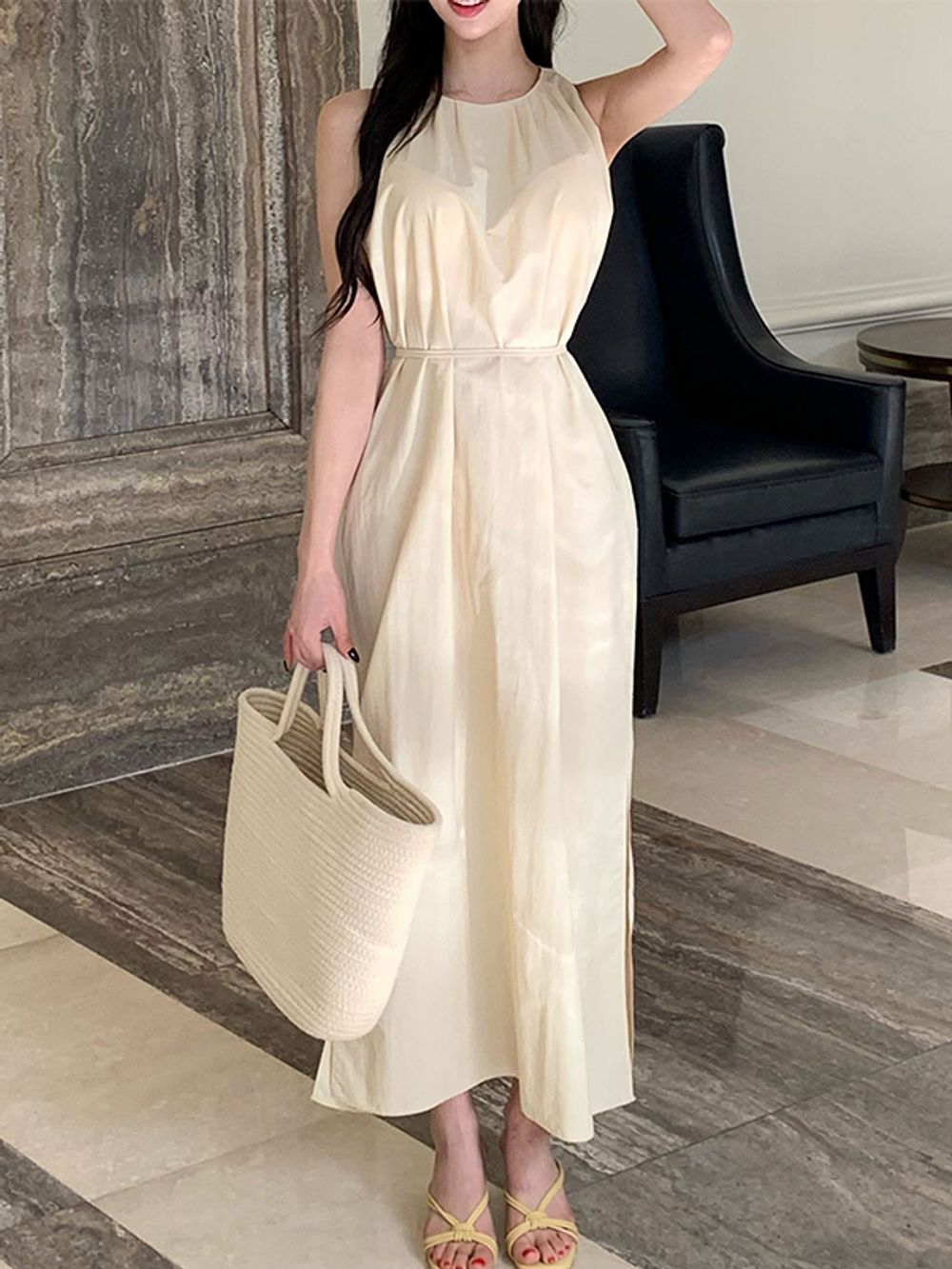 마이로즈빈 호캉스 프렌치 끈원피스 오프숄더 원피스 롱원피스 밴딩원피스 홀터넥원피스 타이원피스 바캉스 여행원피스 여행 여름원피스 쉬폰원피스 여름 트임원피스 머메이드