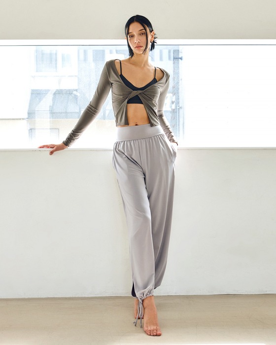 데비웨어 나디안 하렘팬츠DEVI-B0077-모브그레이