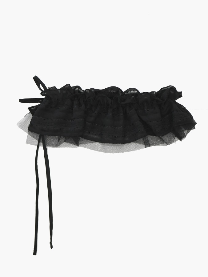 프롬뮤즈 lace layered belt