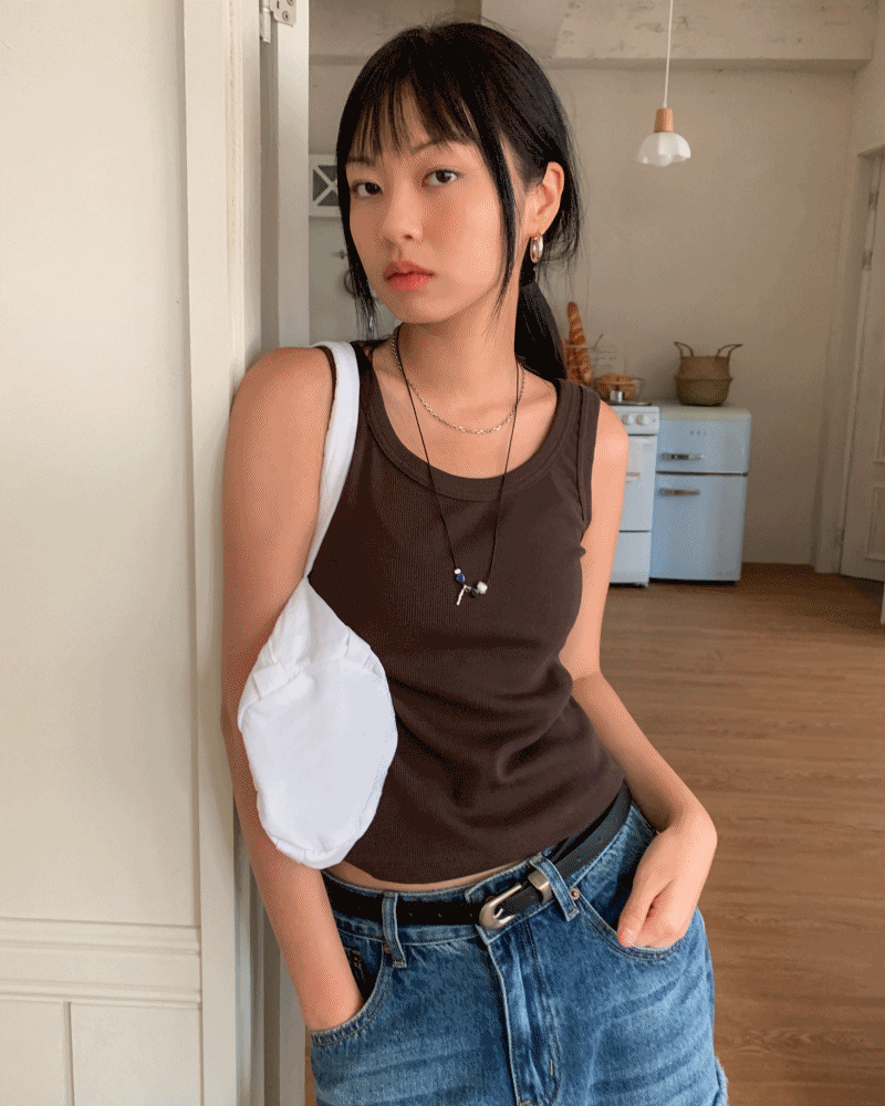 노어슨 [MD PICK!] MOCHA SLEEVELESS