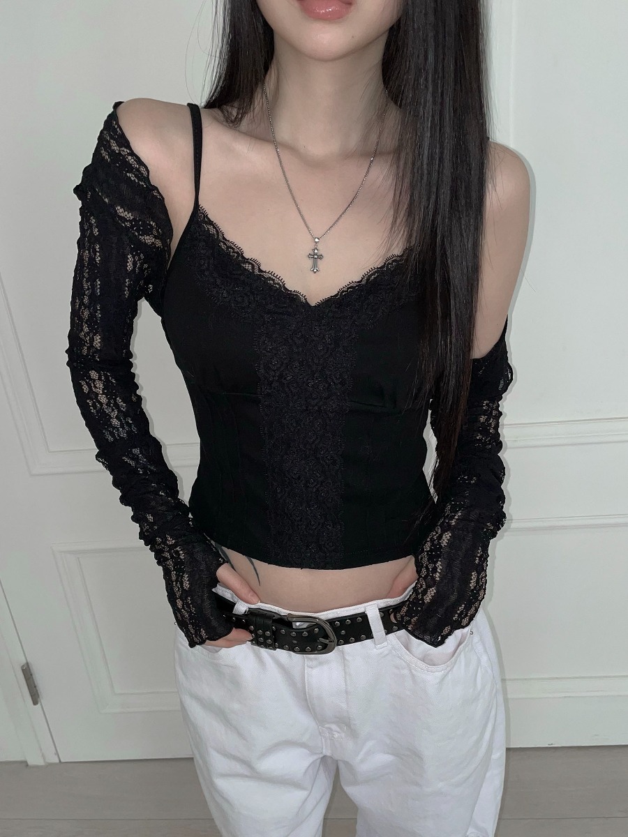 디에어타운 ember lace bolero(2 color)